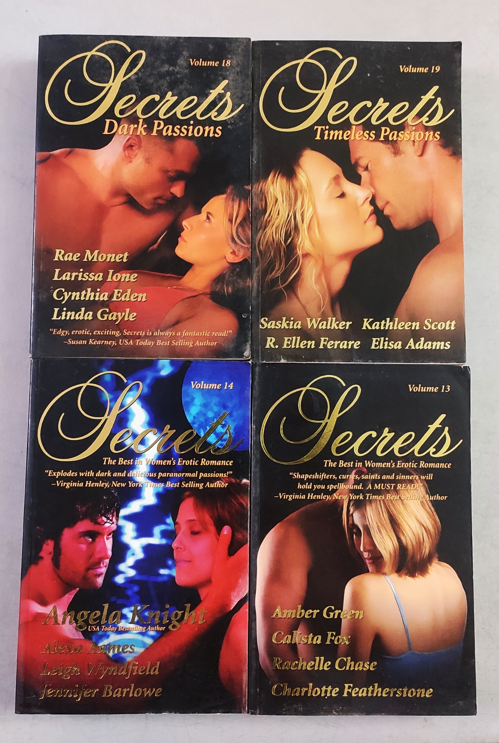 Erotic Novels Adults Only Set Of 4 Books 1075
