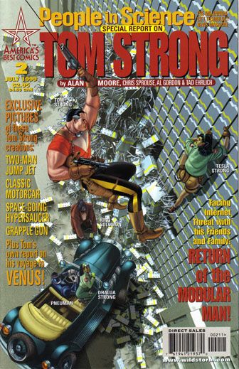 Tom Strong Return Of The Modular Man | Issue#2A | Year:1999 | Series: