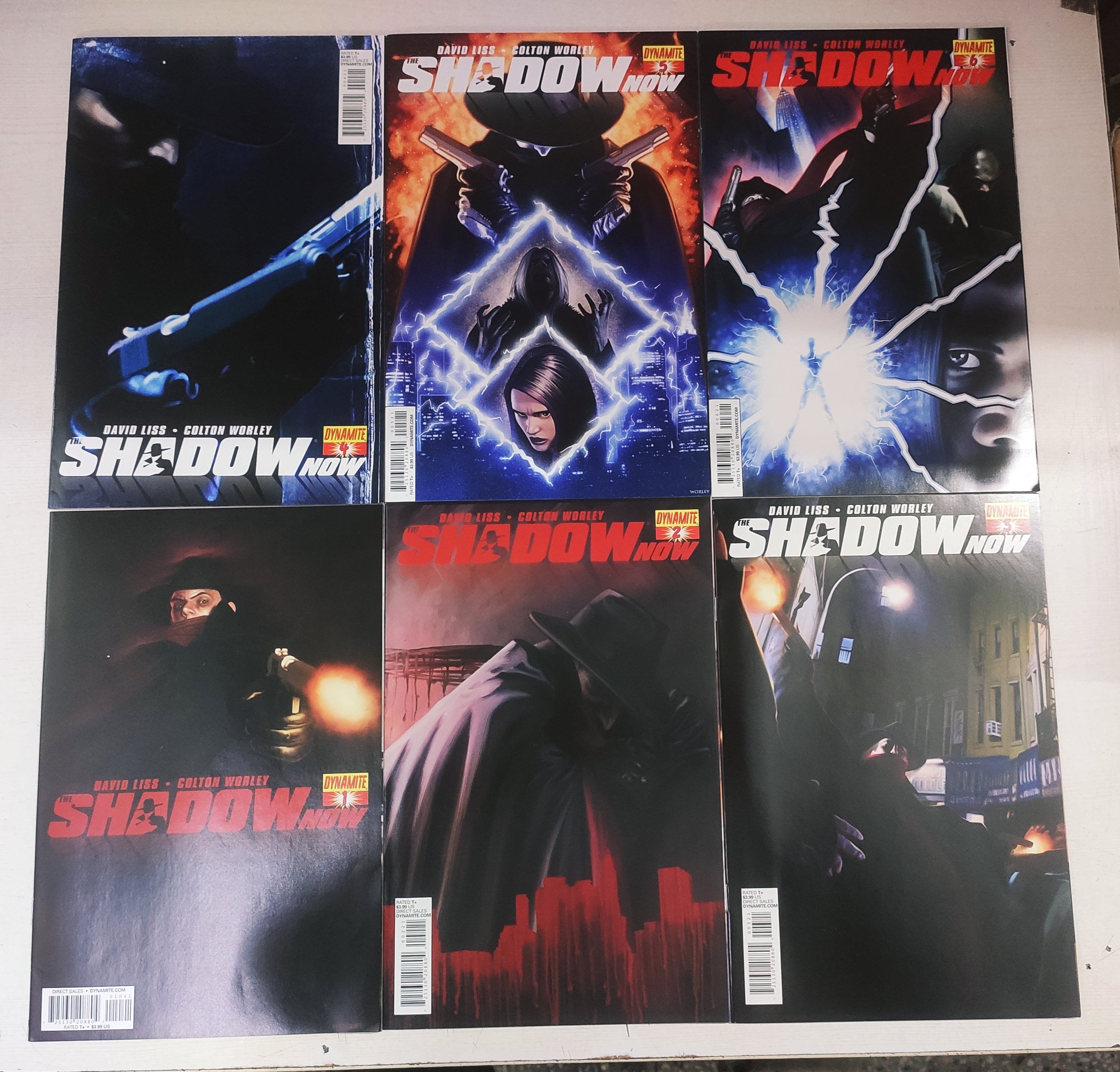 The Shadow Now | Full Series of Comics set issue 1 to 6