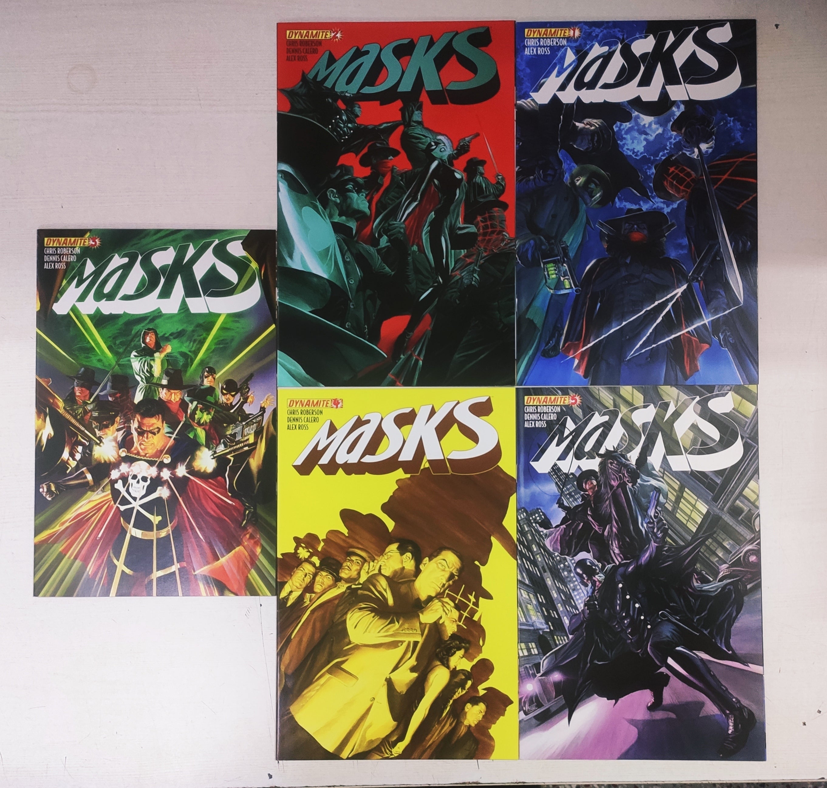Masks | Full Series of Comics set issue 1 to 5