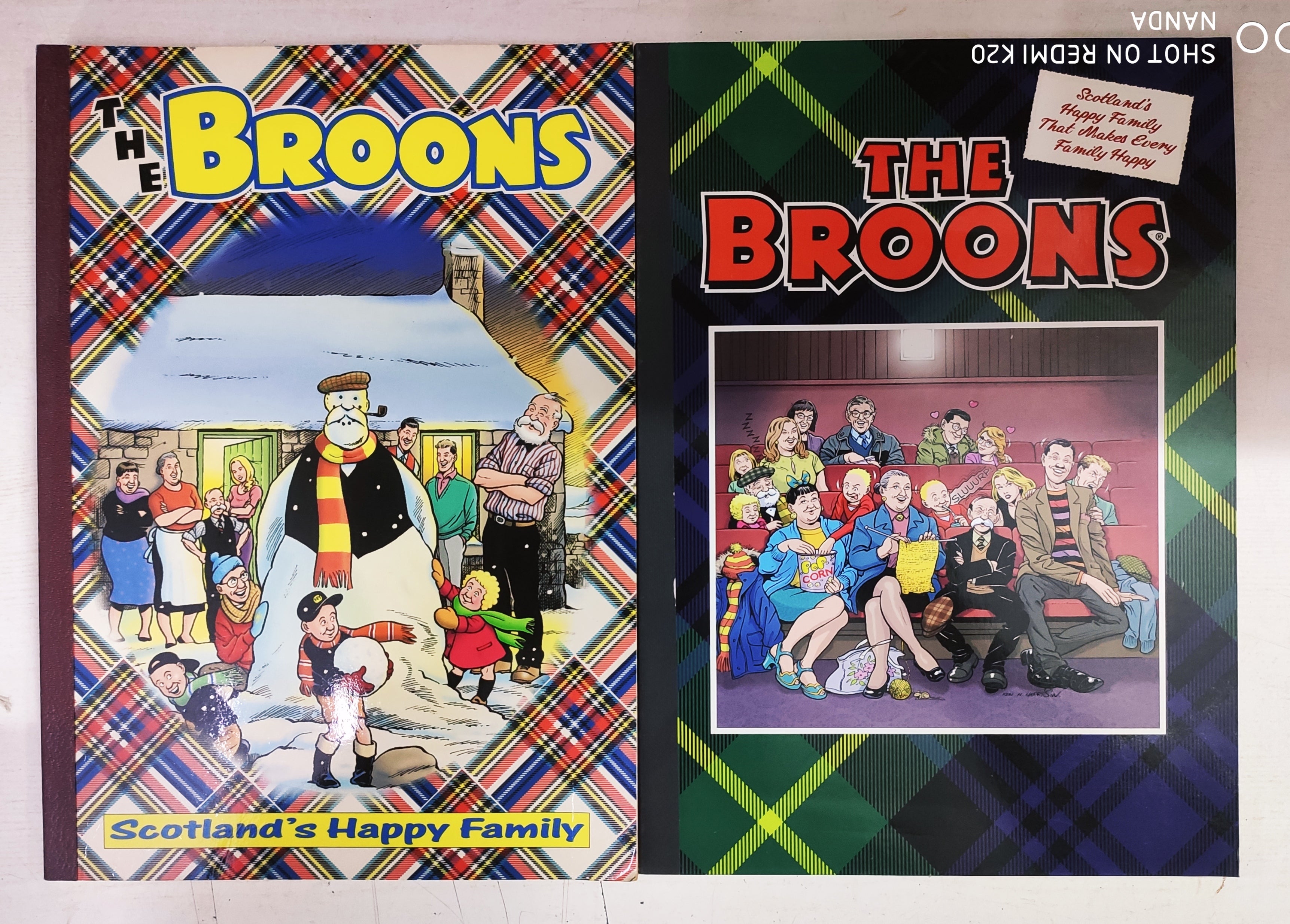 Broons Annual Hard Cover Set of 2 Book