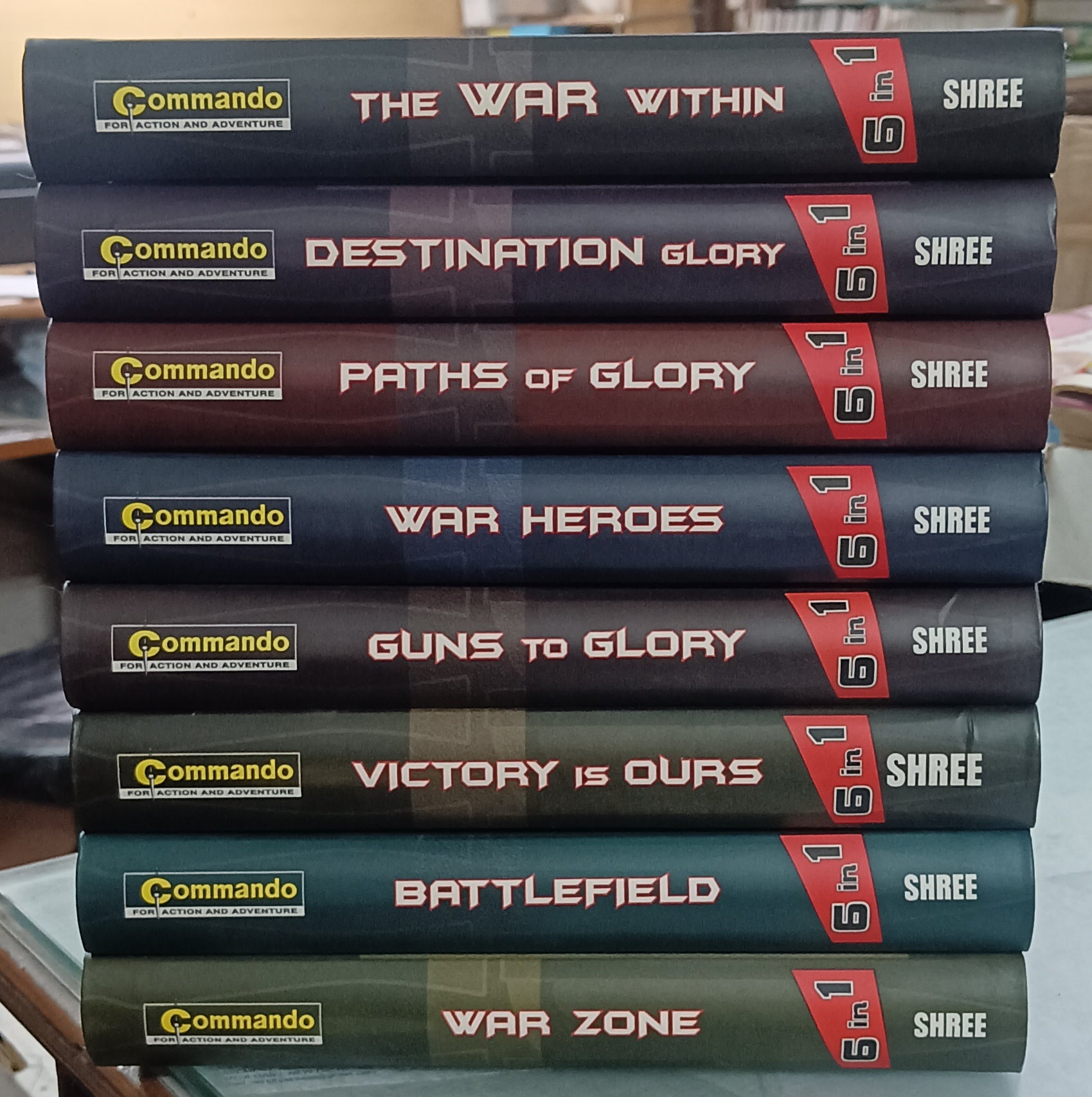 Commando Graphic Novels | Full Collection of 8 Books