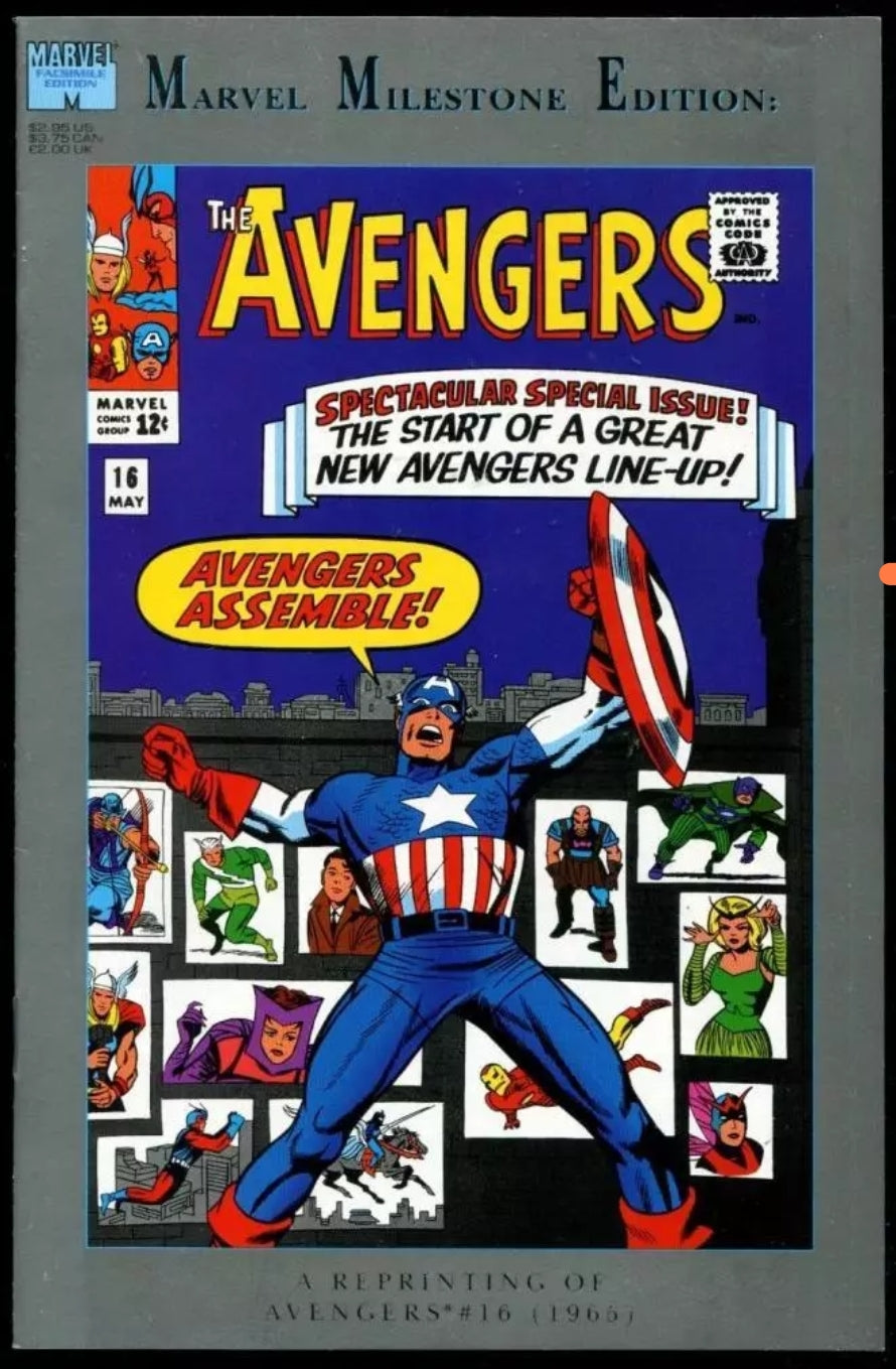 Marvel Milestone Edition | Reprint of Avengers #16 (1965) | Pub: Marve
