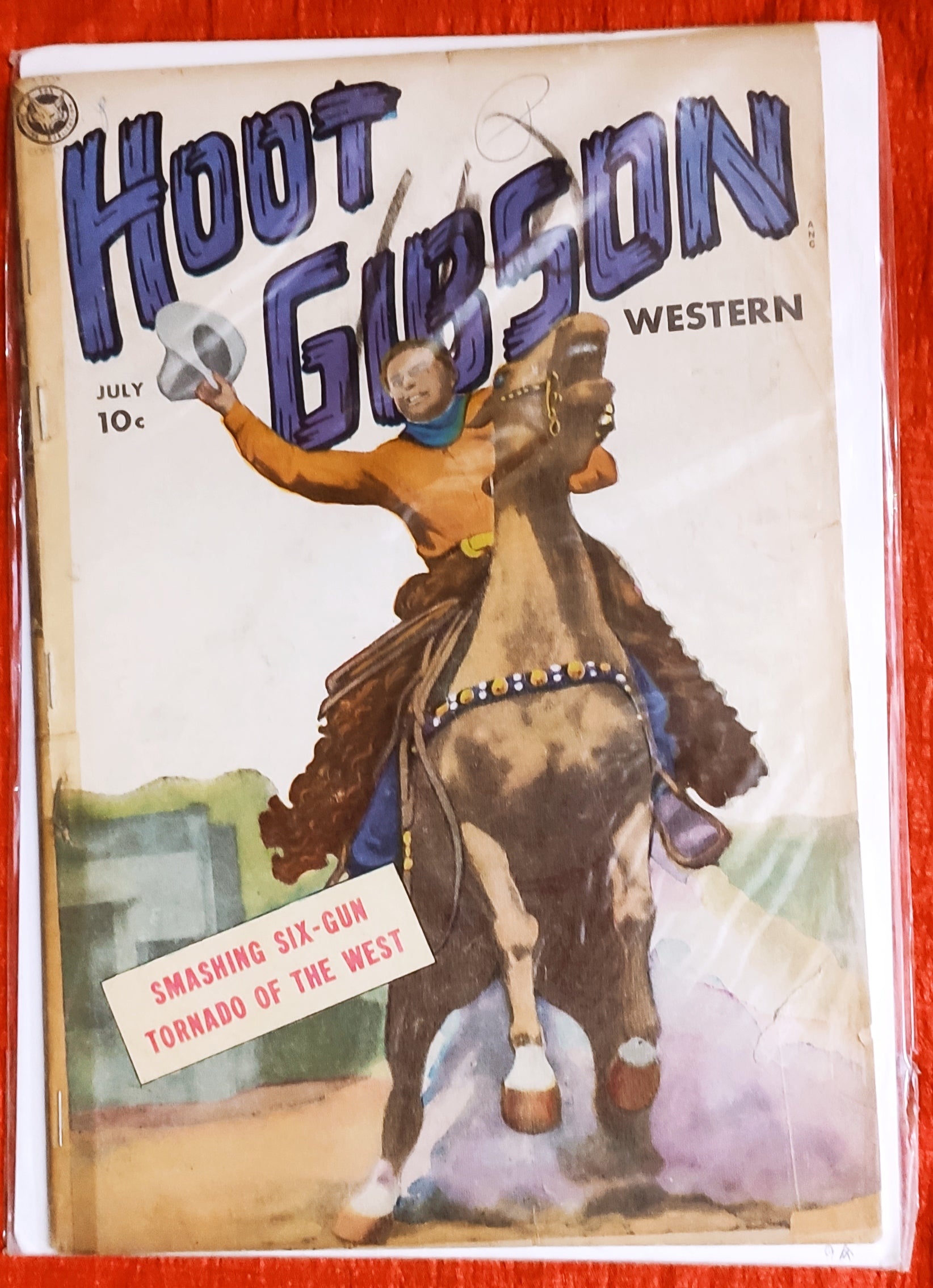 Old vintage collection comics | Hoot Gibson | #6|Pub:Western Comics