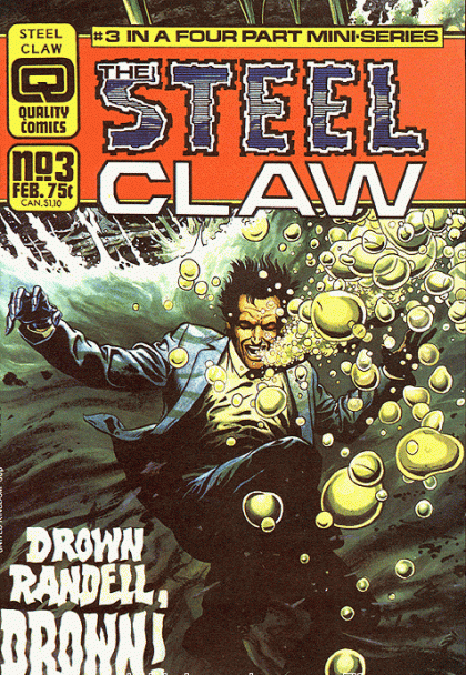 Steel Claw | Issue#3 | Year:1987 | Series: | Pub: Quality Comics