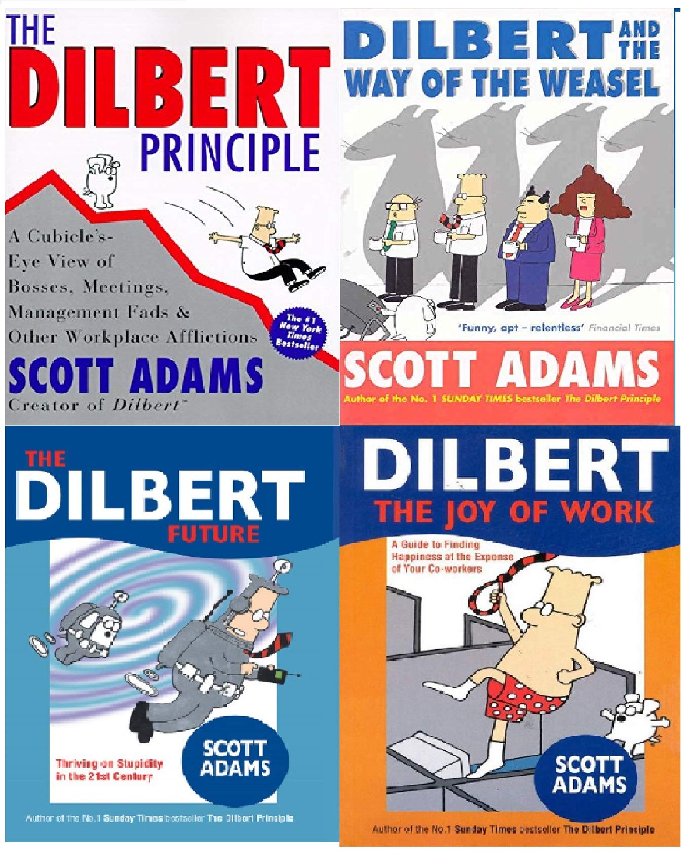 DILBERT Management Collection: Set of 4 Books | Subject: Business Self