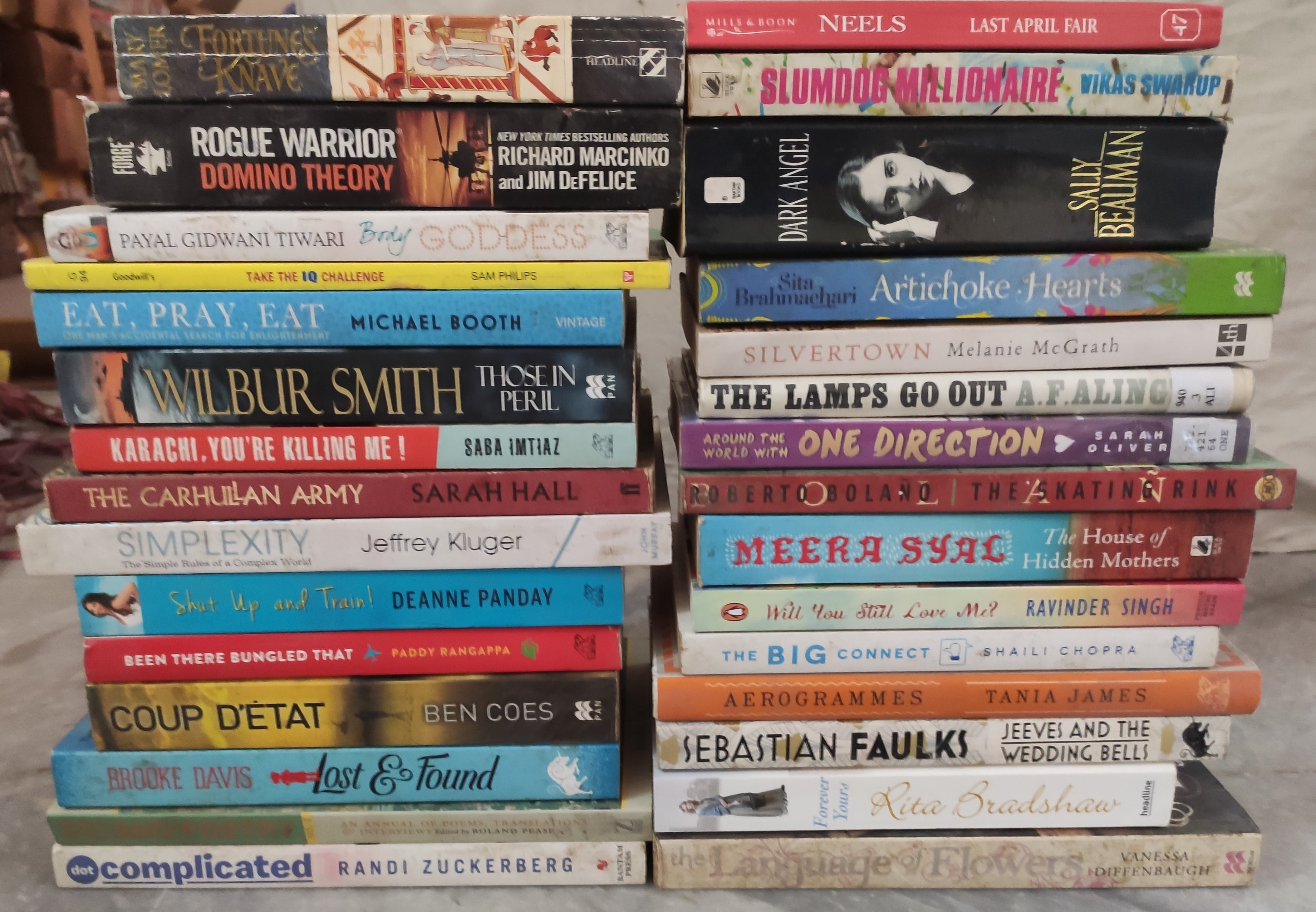 Mixed Lot of General Fiction Books for Adults | Lot of 30 Books