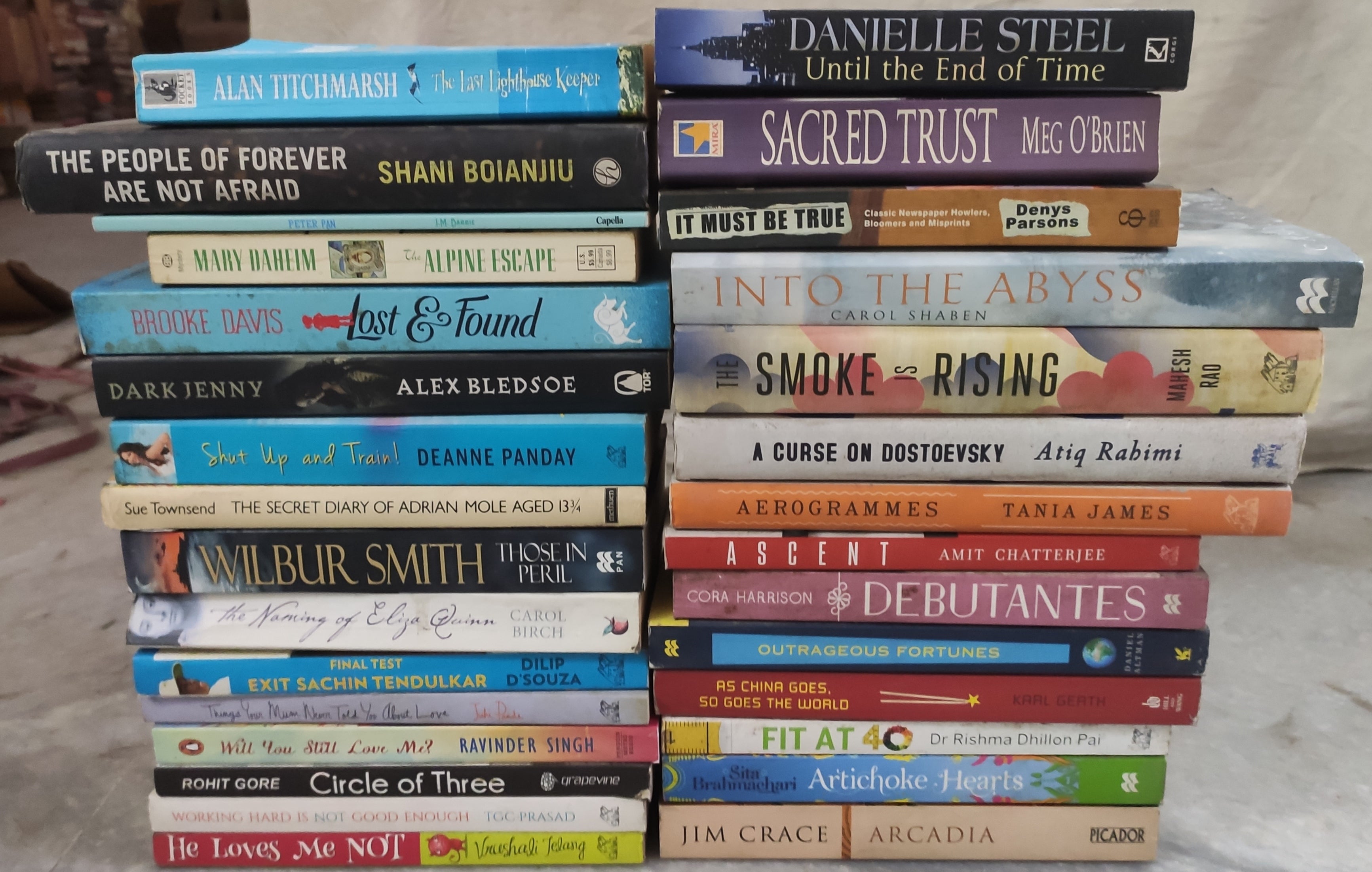 Mixed Lot of General Fiction Books for Adults | Lot of 30 Books