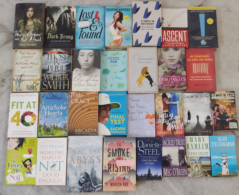 Mixed Lot of General Fiction Books for Adults | Lot of 30 Books