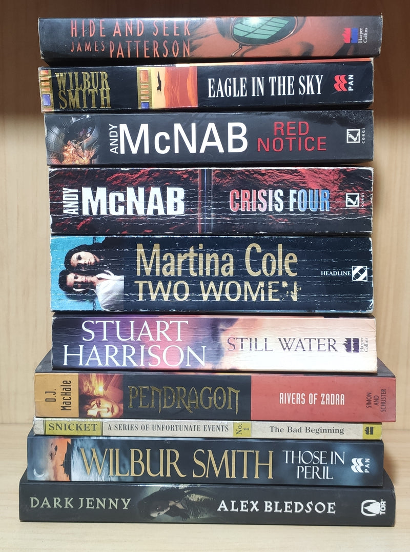 Thriller Mystery Suspense Fiction | Pack of 10 Books | Free Shipping