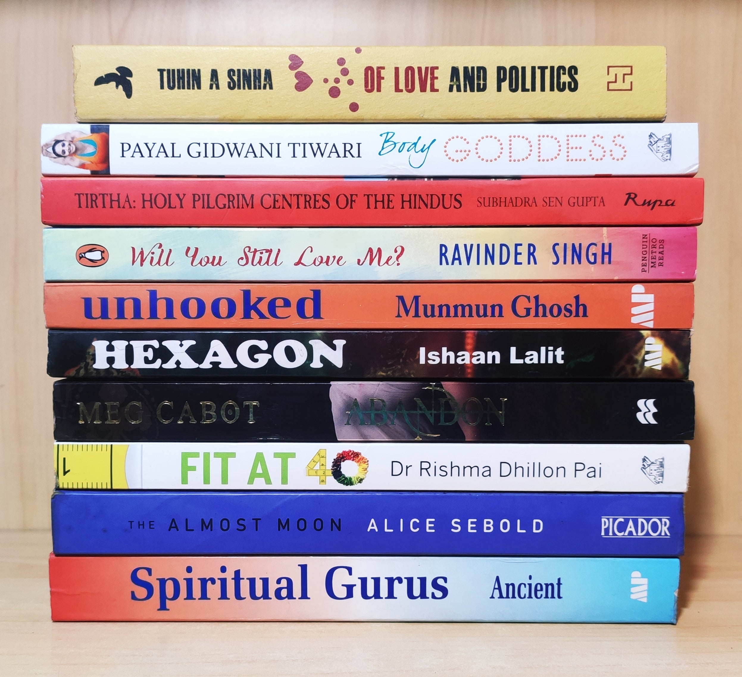 Mix Genres Books Lot | Pack of 10 Books | Free Shipping & Bookmarks