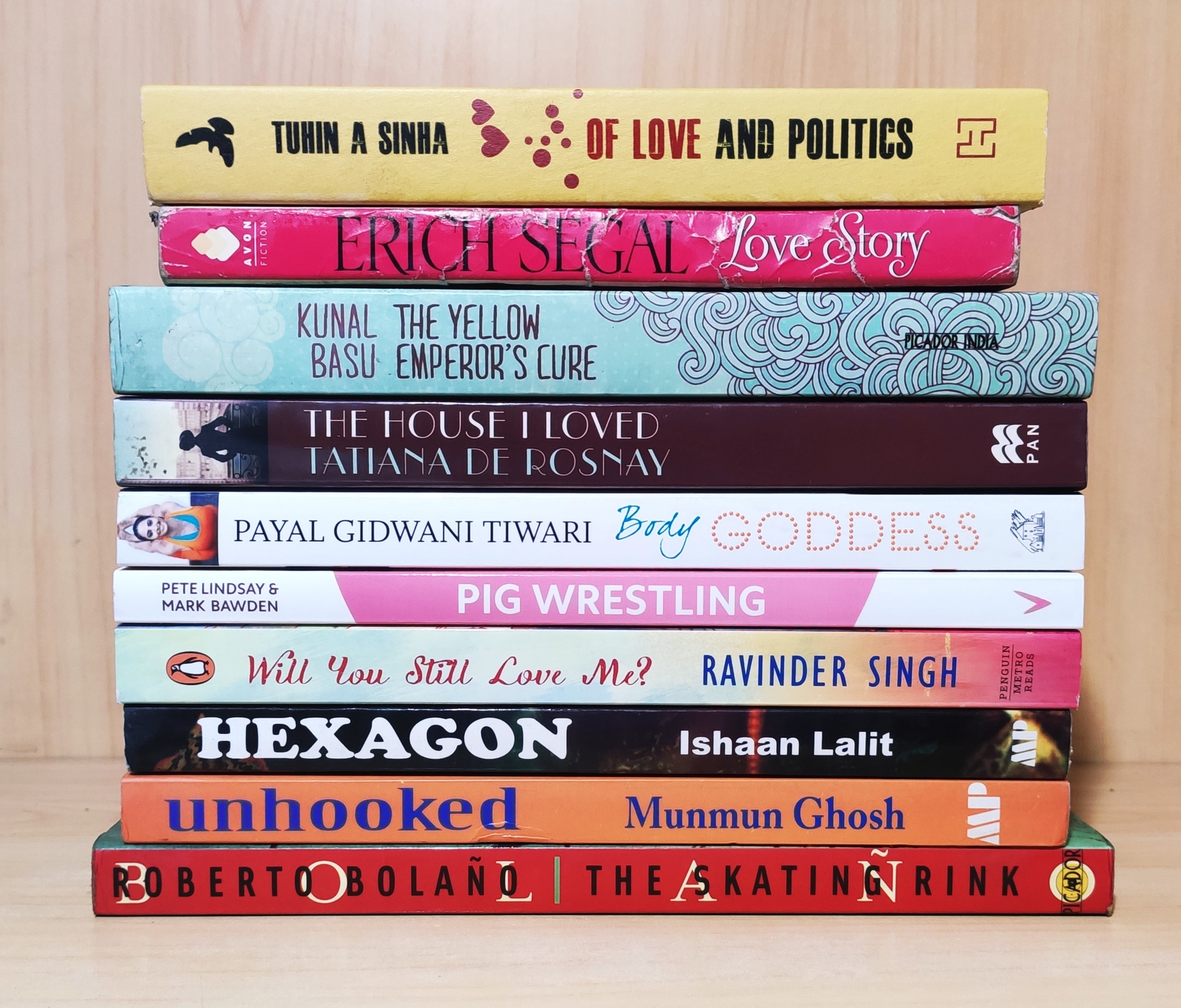 Mix Genres Books Lot | Pack of 10 Books | Free Shipping & Bookmarks