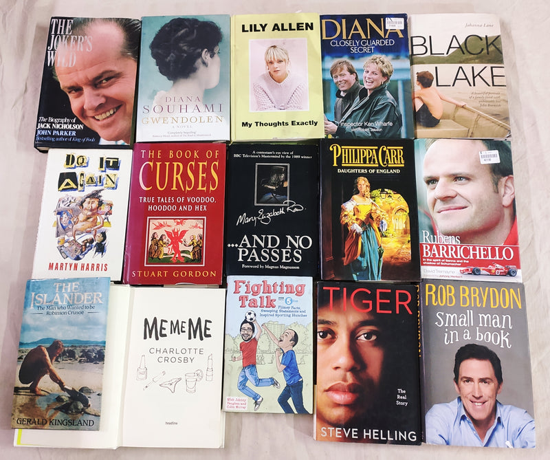 Hardbound Books | Lot of 15 Books | Mixed Genre | FREE Delivery & FREE