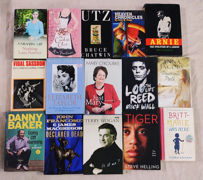 Hardbound Books | Lot of 15 Books | Mixed Genre | FREE Delivery & FREE