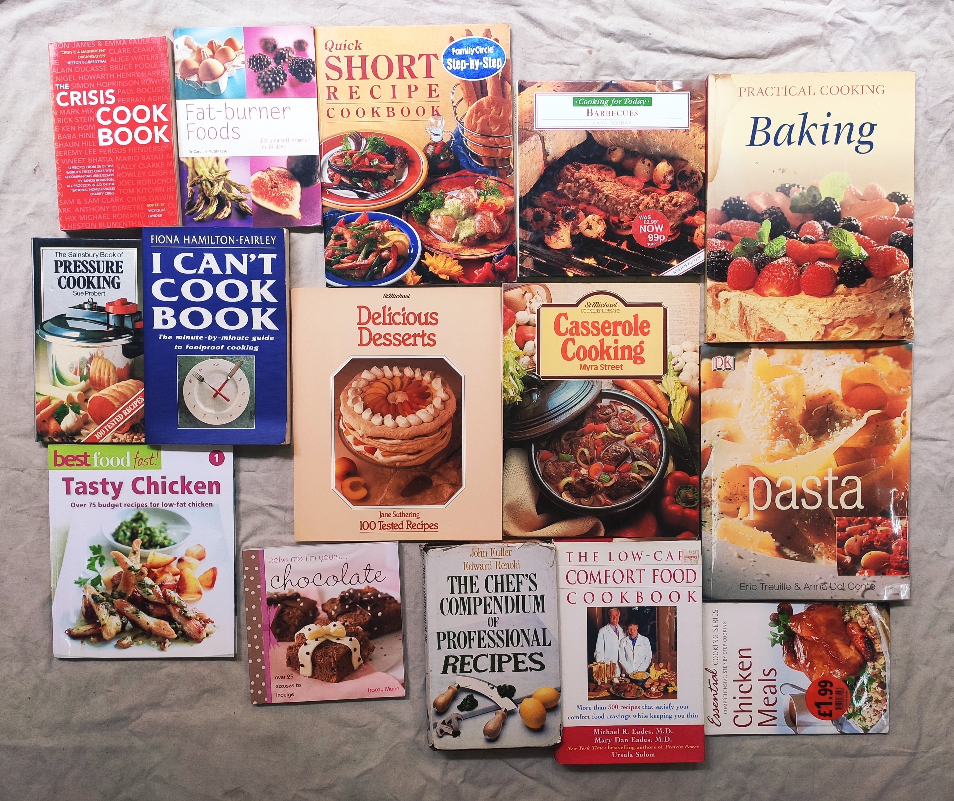 International Cookbooks | Lot of 15 Books | FREE Delivery & Bookmarks