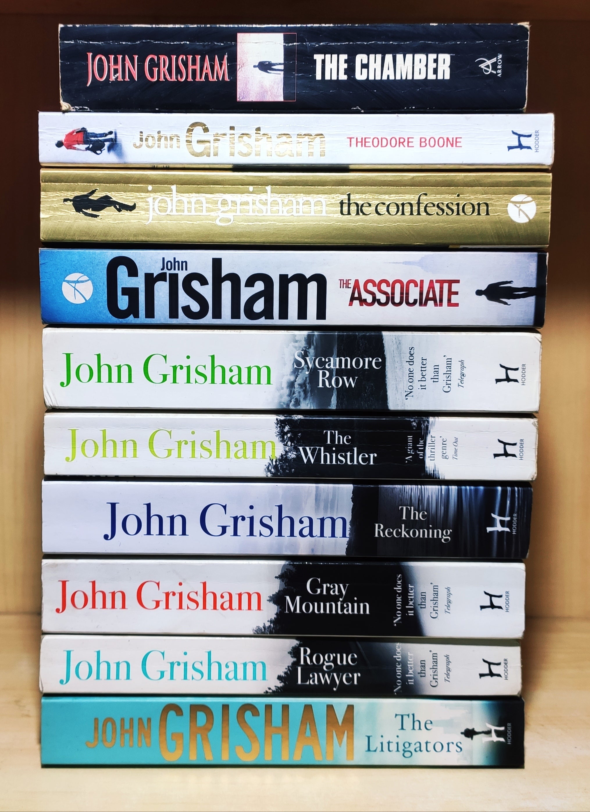 John Grisham | Set of 10 Books