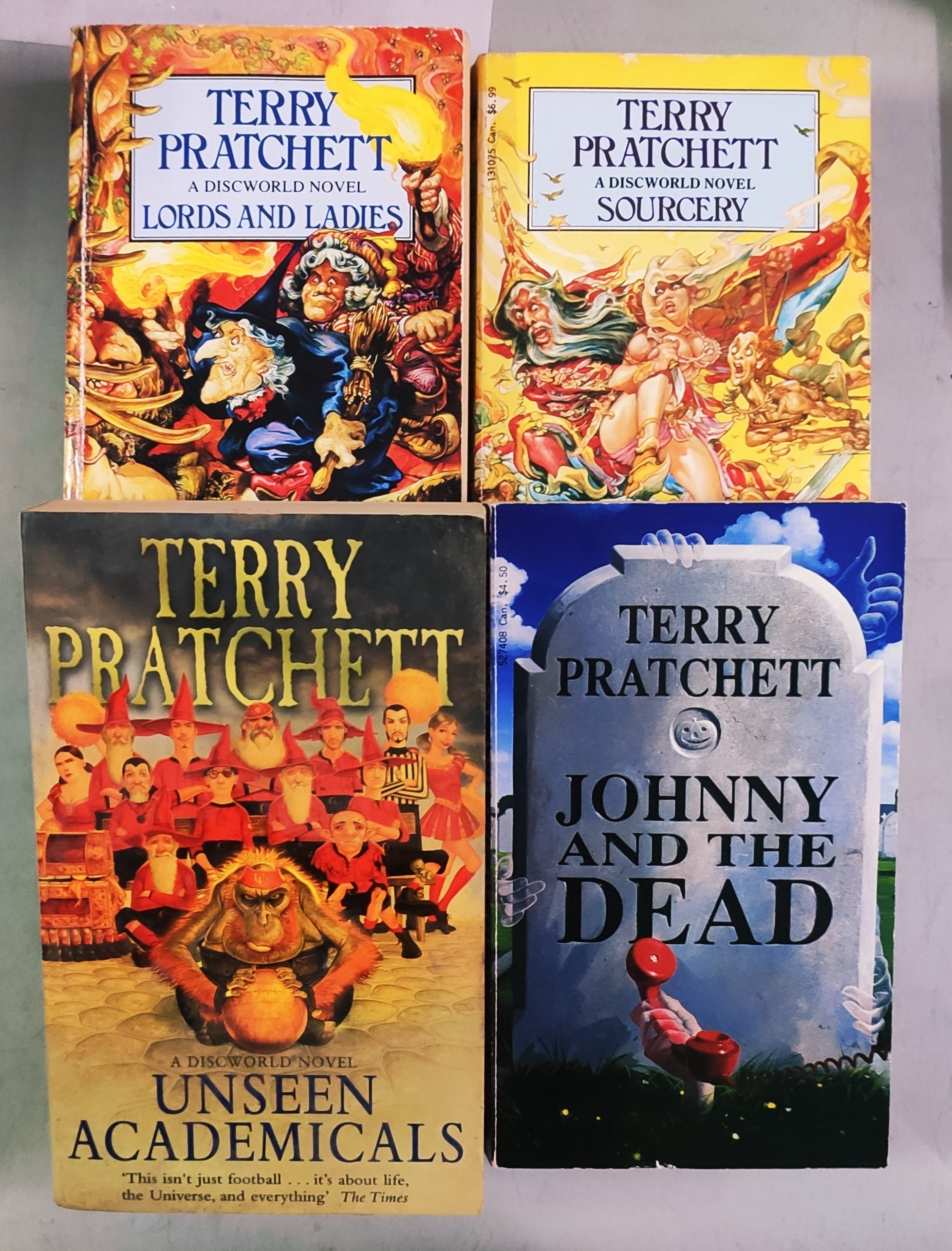 Terry Pratchett | Set of 4 Books