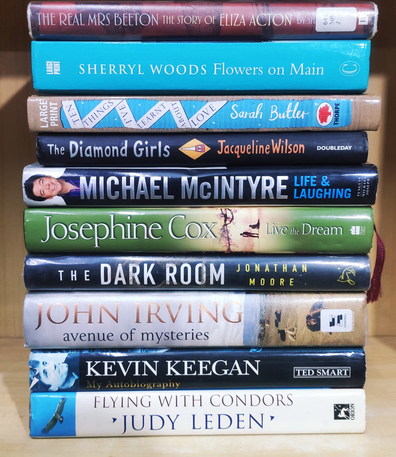 Mixed Genre Mostly Fiction | Lot of 10 Books | Free Shipping | Free Bo