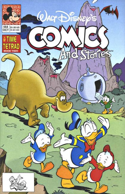 Walt Disney's Comics and Stories The Time Tetrad, Dirk The Dinosaur