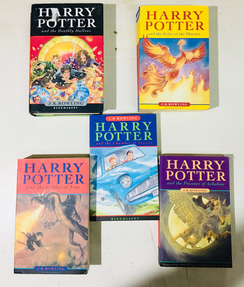 Harry Potter | First Edition Covers | Condition: Used Good | Pack of 5