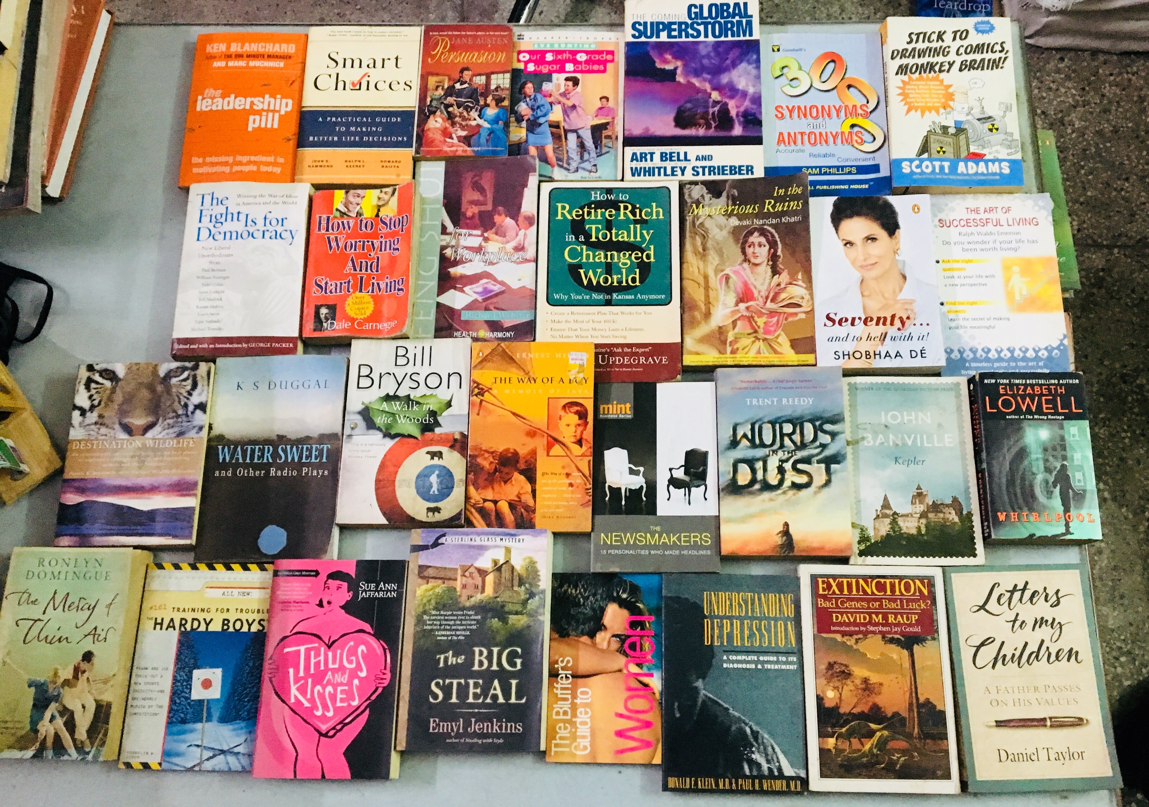 Mixed Lot of 30 Books | Mixed Genres | Condition: Used Good | FREE Boo