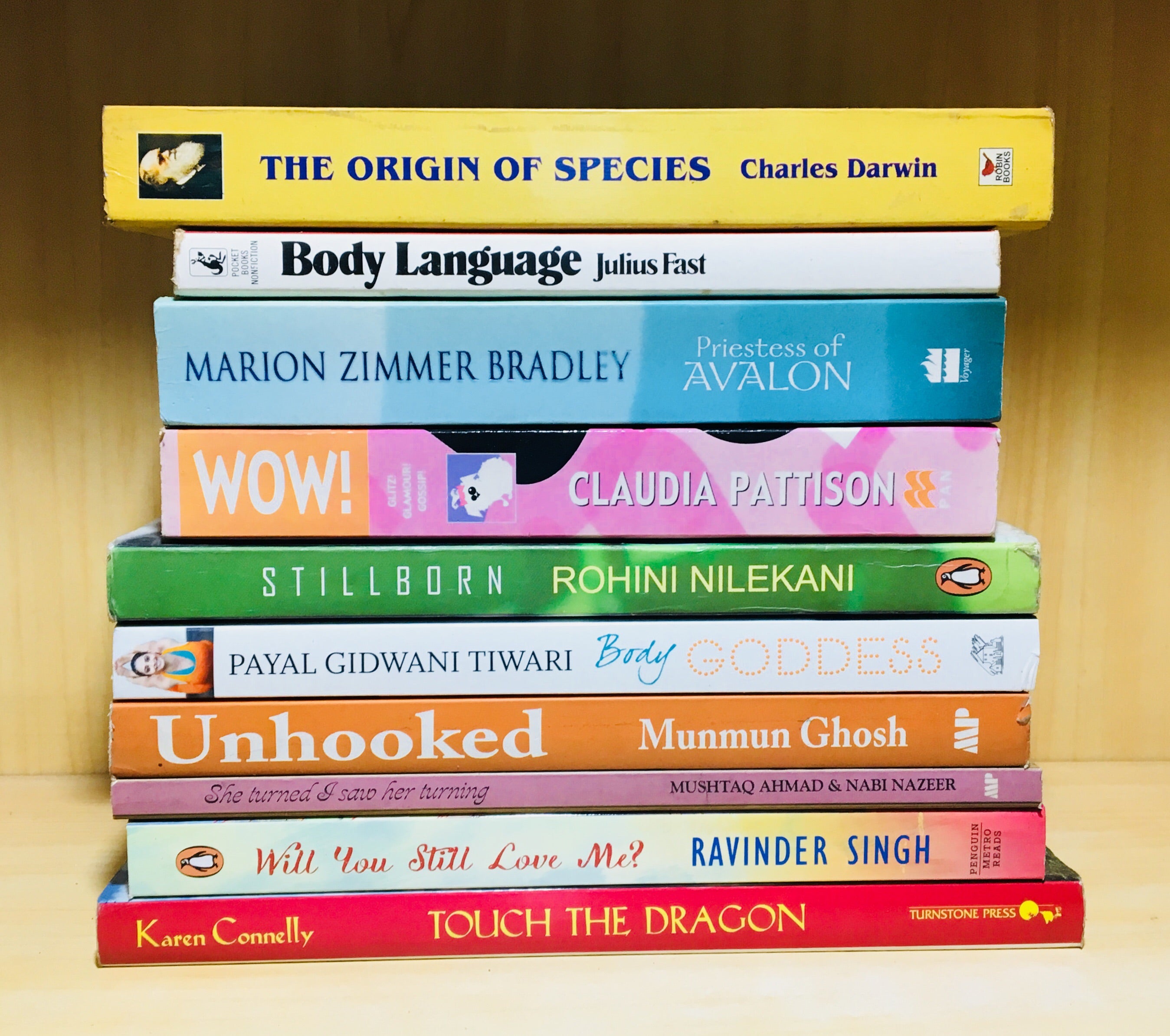 Mix Genres Books Lot | Pack of 10 Books | FREE Bookmarks